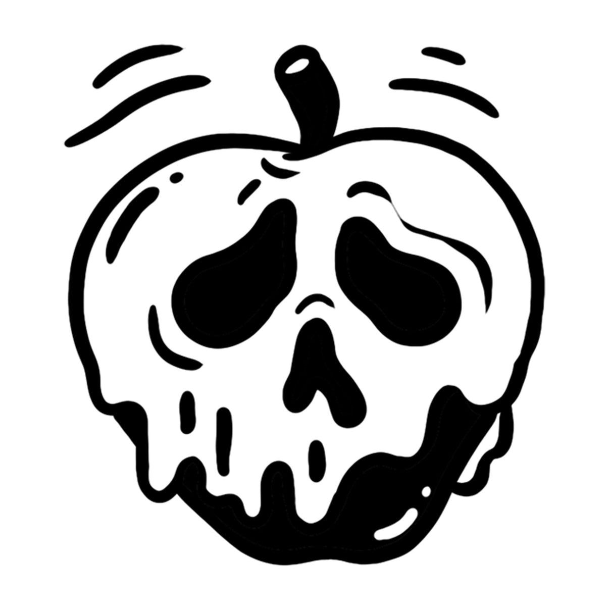 The Dudes & mcbess - Apple Skull tattoo120 – Dudes Shop Berlin